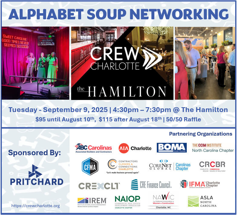 CREW Charlotte’s Alphabet Soup Event 2025: The ABC’s of Networking ...
